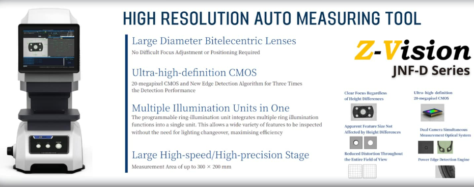"Z-VISION" High-Precision 2D Imaging Measuring Device - PROUDY ...